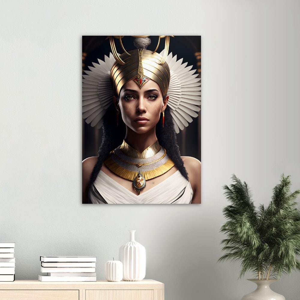 Maat, Egyptian Goddess Art Print, Mythology Fine Art Poster - Etsy