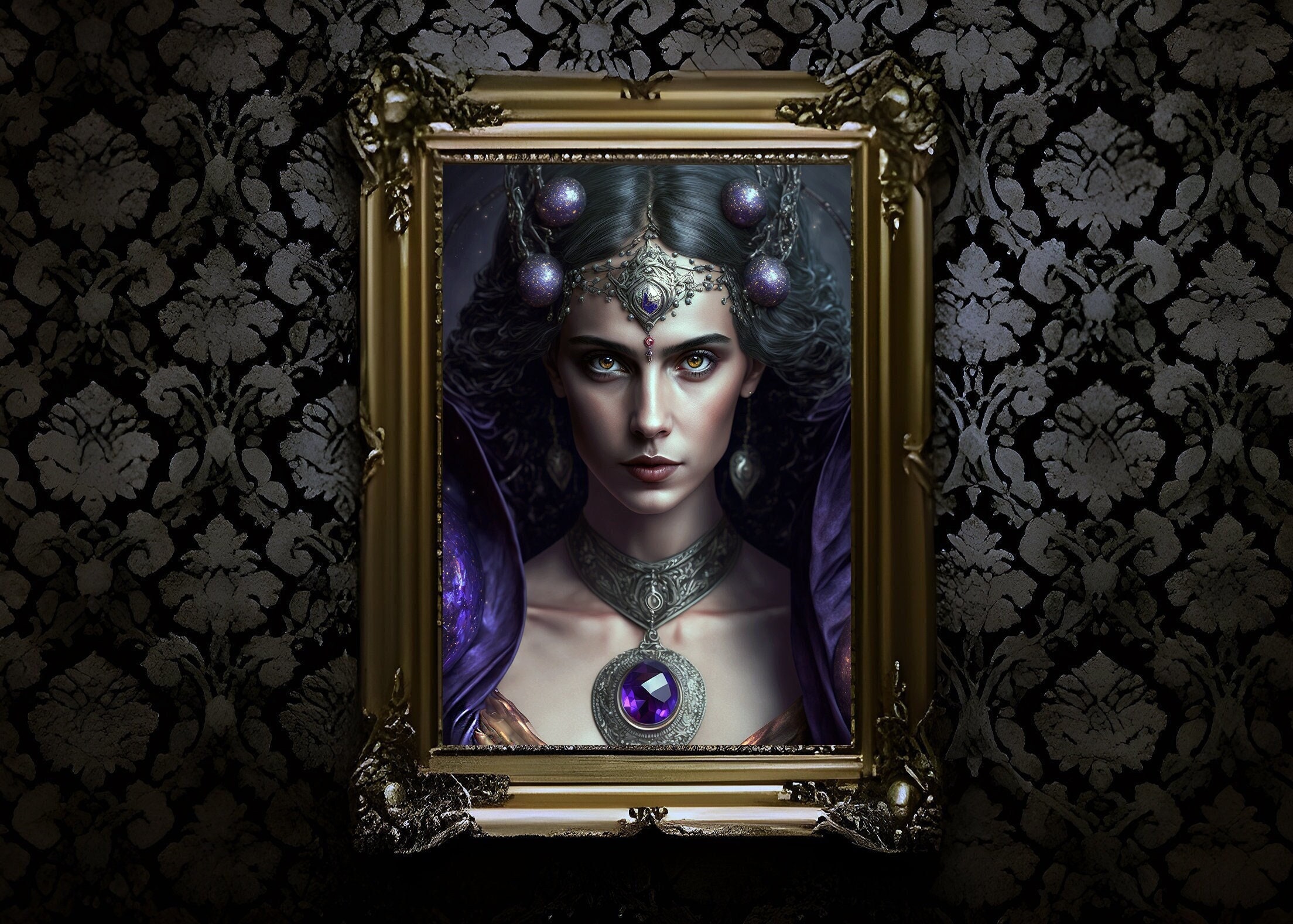 Hecate Greek Goddess of Magic and Witchcraft Wall Art - Etsy