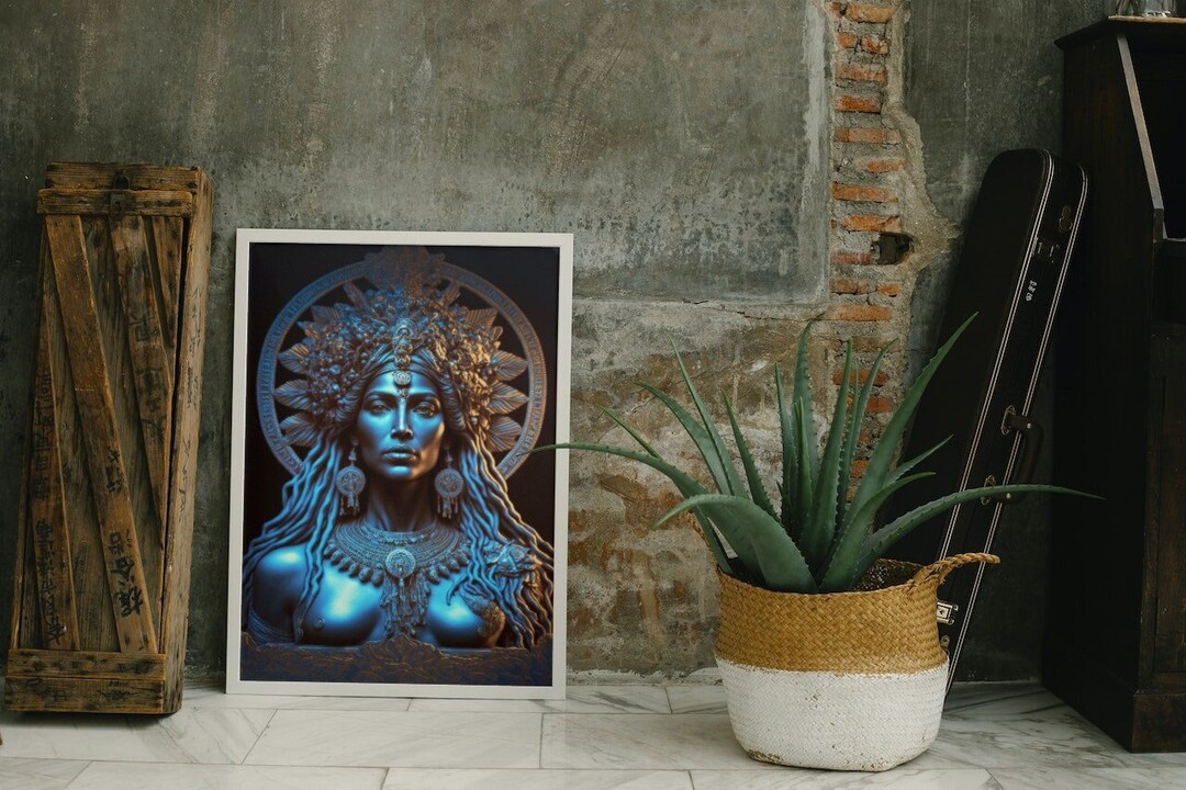 Theia, Goddess of Sight and Vision Art Print, Greek Goddess Wall Art ...