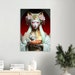 Inari Okami, Japanese Goddess of Rice and Foxes Wall Art, Kitsune Art ...