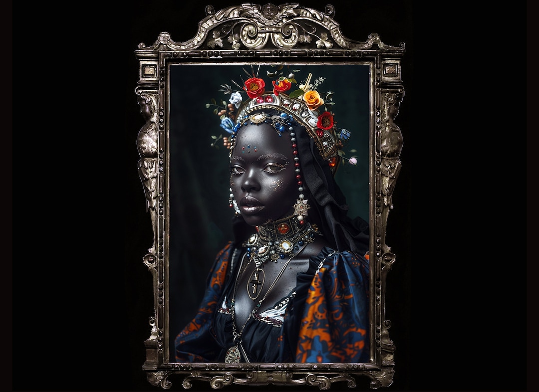 Erzulie Mapyang - Voodoo Goddess of Love Wall Art, Voodoo Poster ...