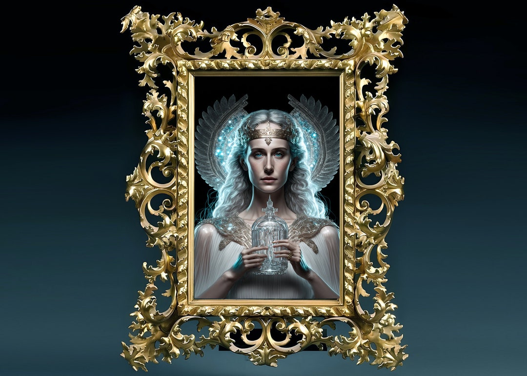 Salus, Roman Goddess of Safety and Well-being Wall Art, Salus Art Print ...