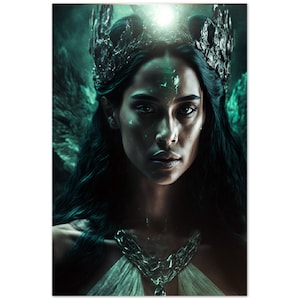 Melinoe, Greek Goddess of Nightmares and Madness Wall Art, Melinoë Art Print, Ghosts Goddess ...