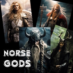 Loki - Norse Trickster God, Nordic Poster, Viking Deity, Norse ...