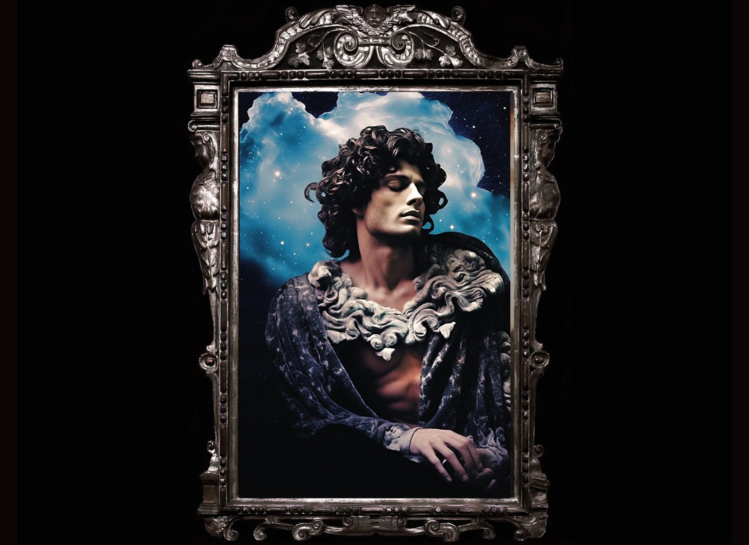 Morpheus - Greek God of Dreams and Sleep, Ethereal Visions Poster ...