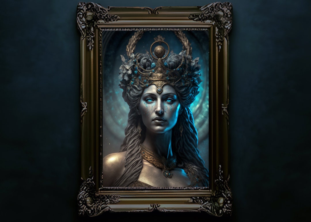 Postverta, Roman Goddess of the Past Wall Art, Postvorta Art Print ...