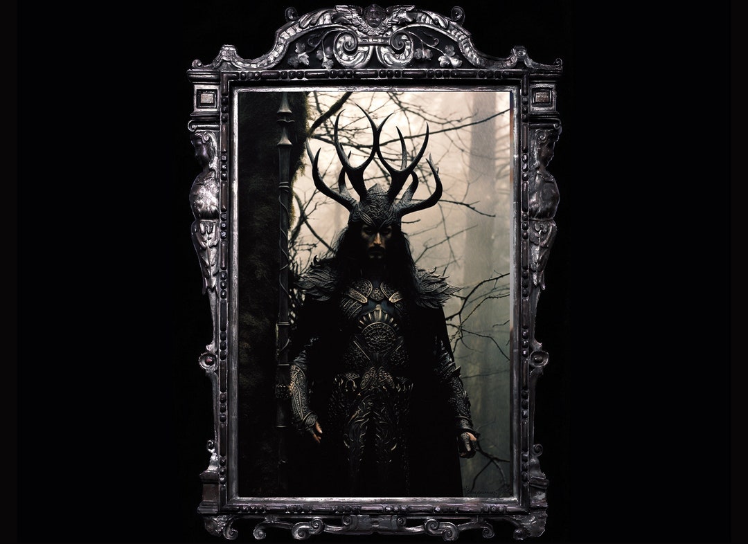 Loki - Norse Trickster God, Nordic Poster, Viking Deity, Norse ...