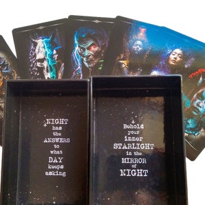 Mirror of Night Oracle Deck: Dark Females of Myth & Magic; Shadow Work ...