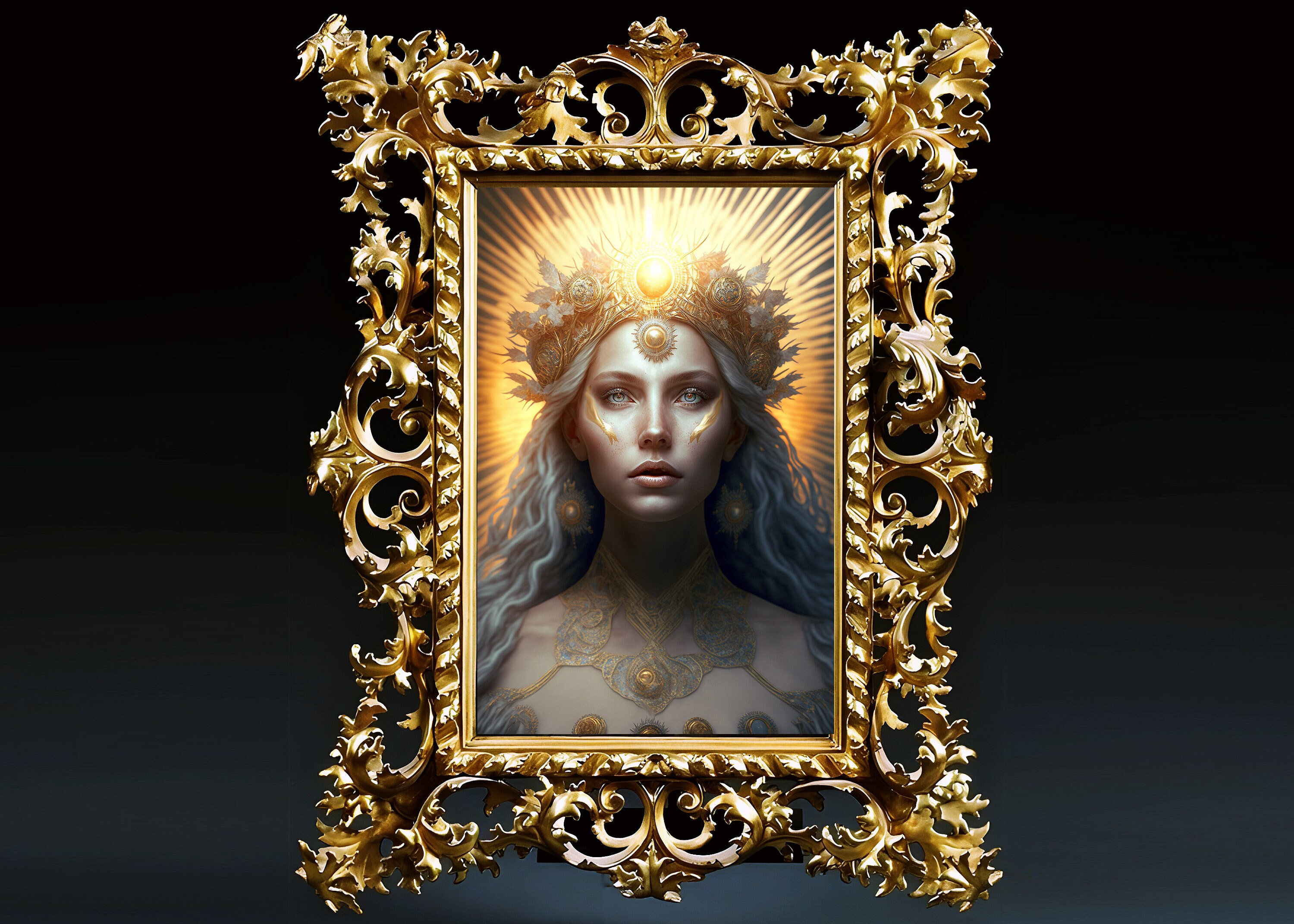 Sól Norse Goddess of the Sun Wall Art Sol Art Print Sun God - Etsy