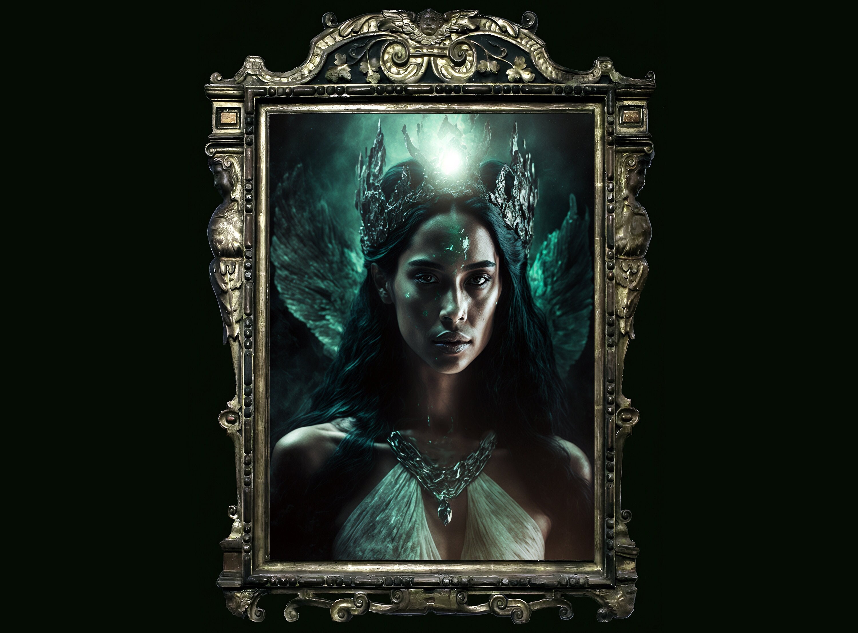 Melinoe, Greek Goddess of Nightmares and Madness Wall Art, Melinoë Art Print, Ghosts Goddess ...