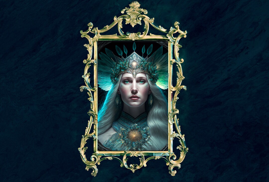 Frigg, Norse Goddess of Marriage and Clairvoyance Wall Art, Norse ...