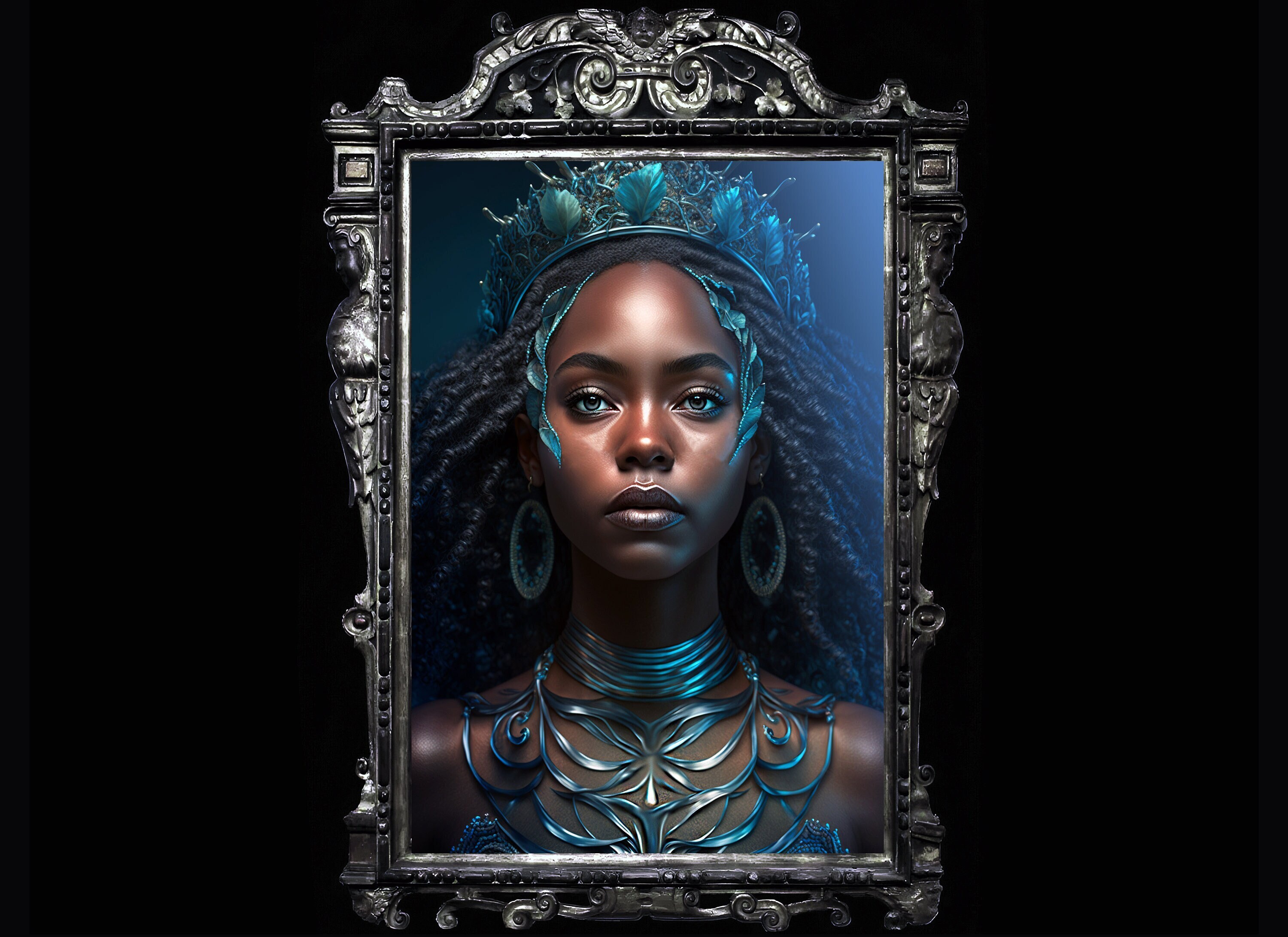 Yemaya Ocean Goddess Art Print, African Mythology Poster - Etsy