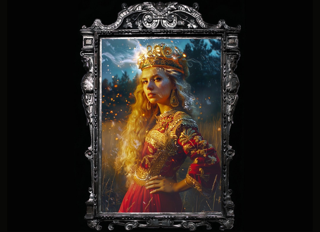 Danica, Slavic Goddess of Dawn Wall Art, Mythical Goddess Art Print ...