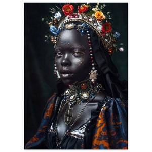 Erzulie Mapyang - Voodoo Goddess of Love Wall Art, Voodoo Poster ...