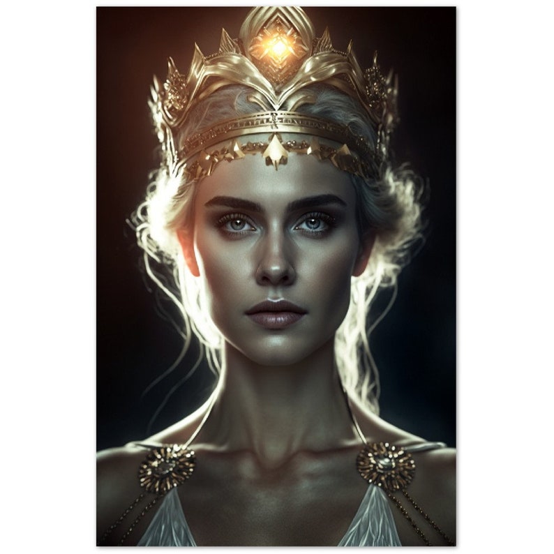 Daena Zoroastrian Goddess of Insight and Revelation Print - Etsy