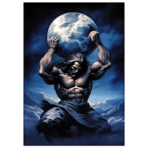 Atlas - Titan God of Endurance and Astronomy, Greek Mythology Giant ...