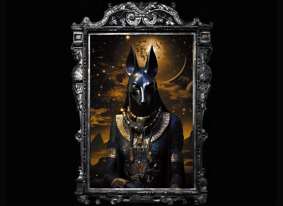 Anubis - Egyptian God of Mummification and the Afterlife, Ancient Egyptian Lore, Anubis Poster ...
