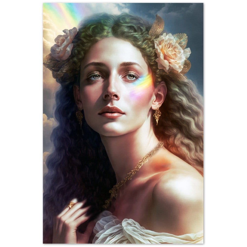 Iris Greek Goddess of the Rainbow Art Print Greek Mythology - Etsy UK