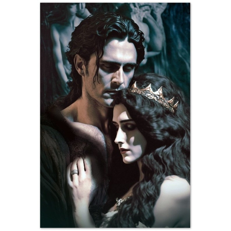Hades and Persephone Greek Mythology Lovers Art Print God of - Etsy