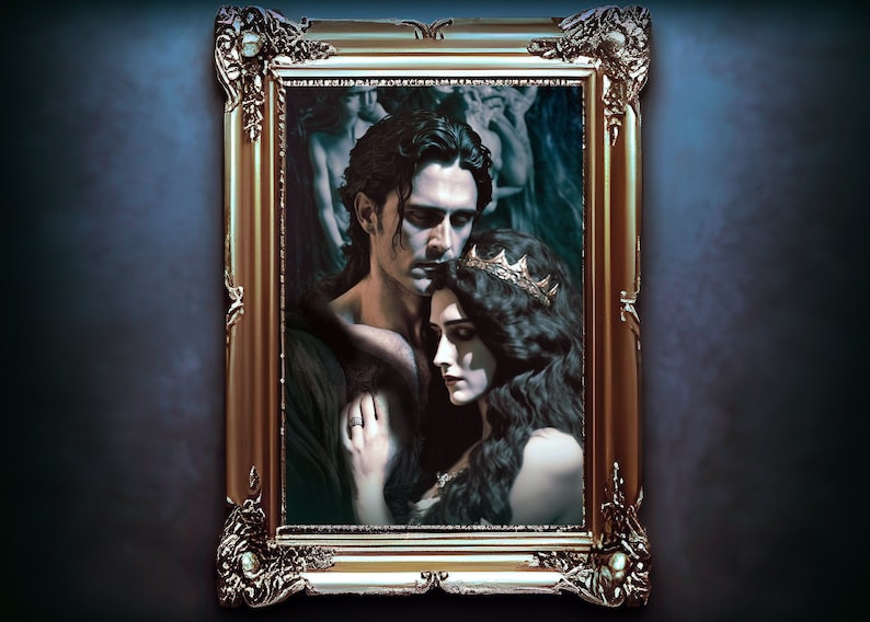 Hades and Persephone Greek Mythology Lovers Art Print God of - Etsy