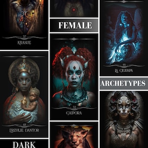 Erzulie Dantor - Voodoo Goddess of Love Wall Art, Voodoo Poster ...