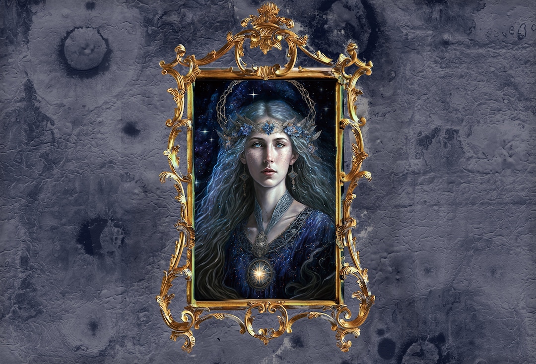 Arianrhod, Celtic Goddess of Fertility and Fate Art, Arianrhod Art ...