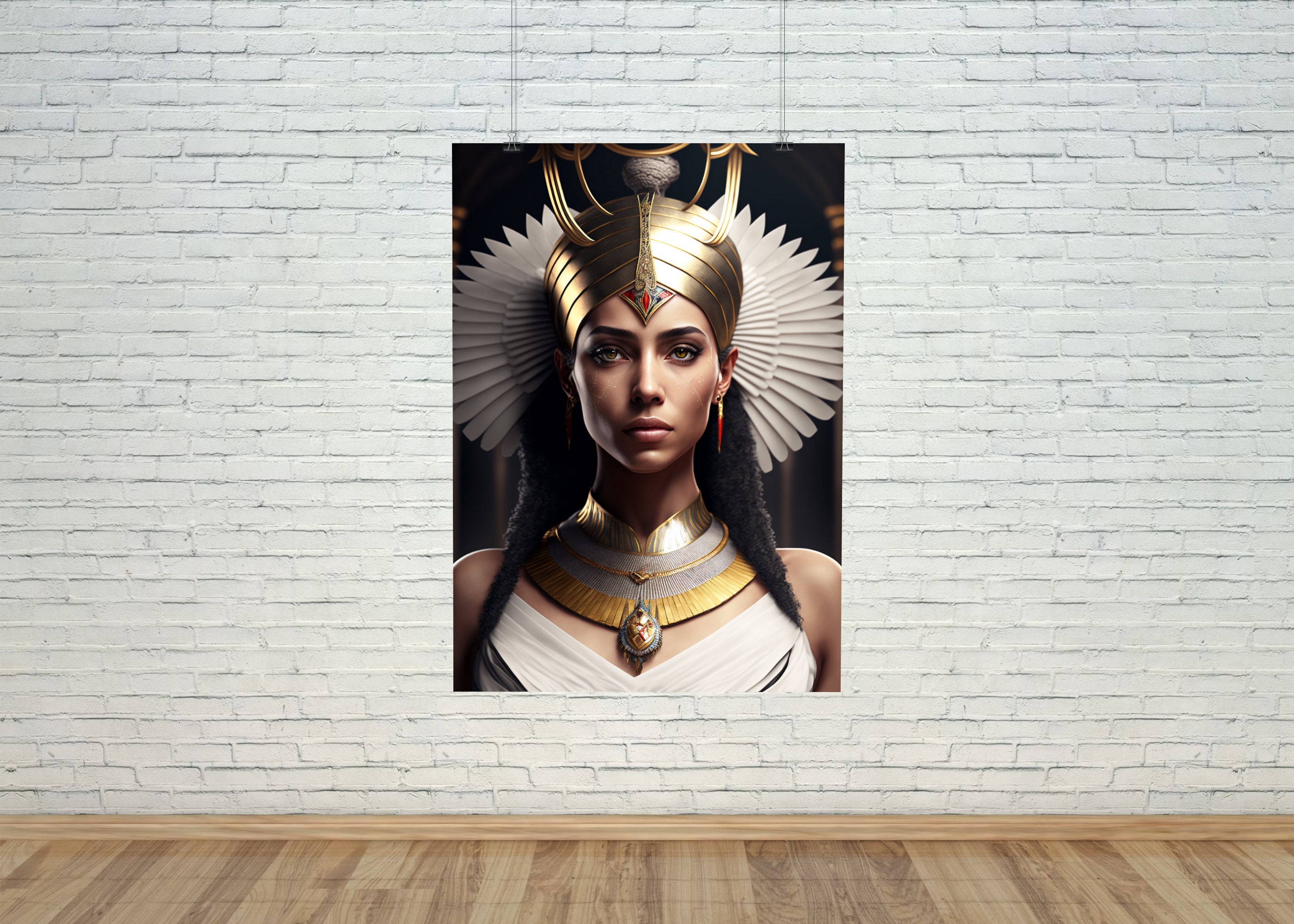 Maat, Egyptian Goddess Art Print, Mythology Fine Art Poster - Etsy