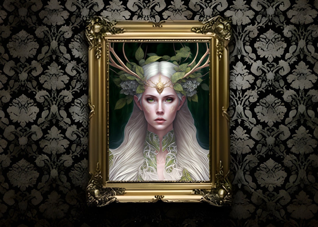 Devana, Slavic Goddess of Nature and Wildlife Wall Art, Mythical ...