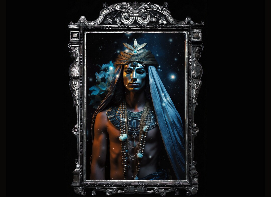 Osiris Egyptian God Poster – Ancient Mythology Art Print - Etsy