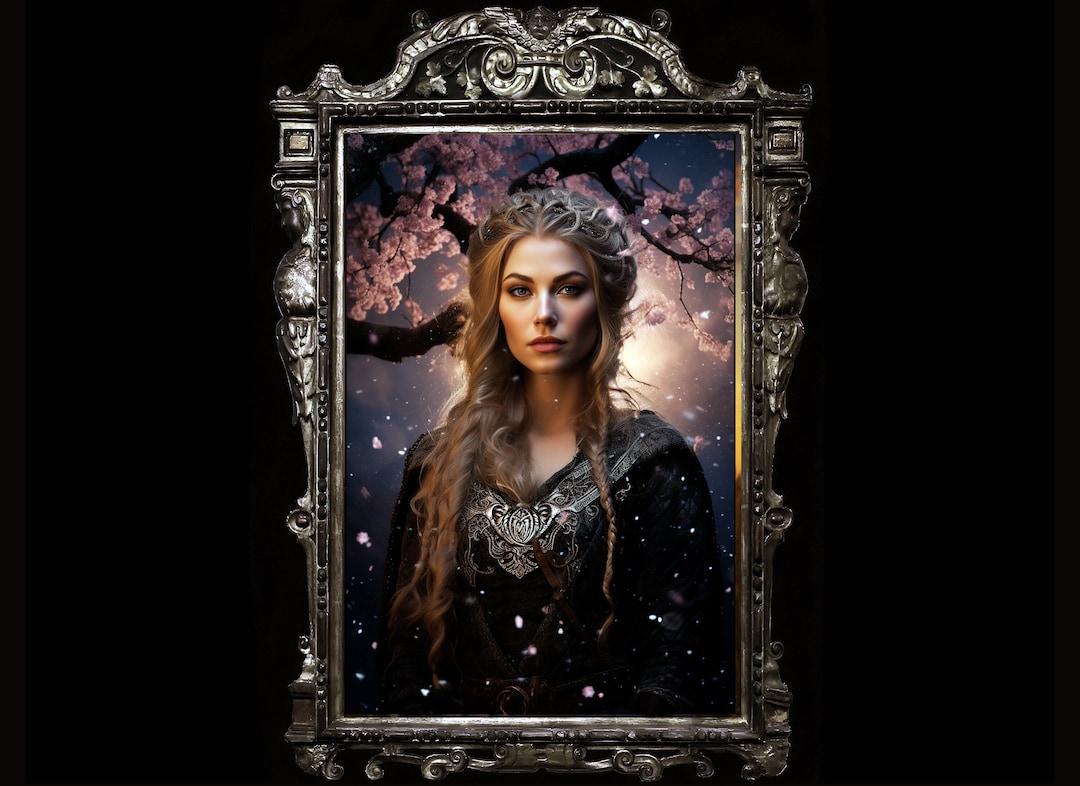 Freya - Norse Goddess of Love and Beauty, Valkyrie Poster, Beautiful ...