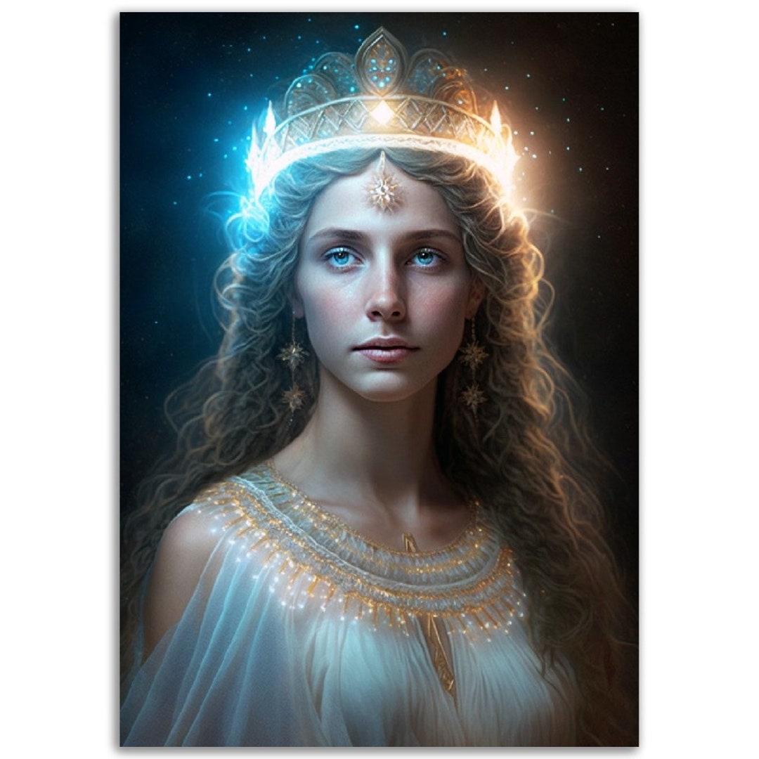 Lampetia Greek Goddess of Light Wall Art Beautiful Luminary - Etsy