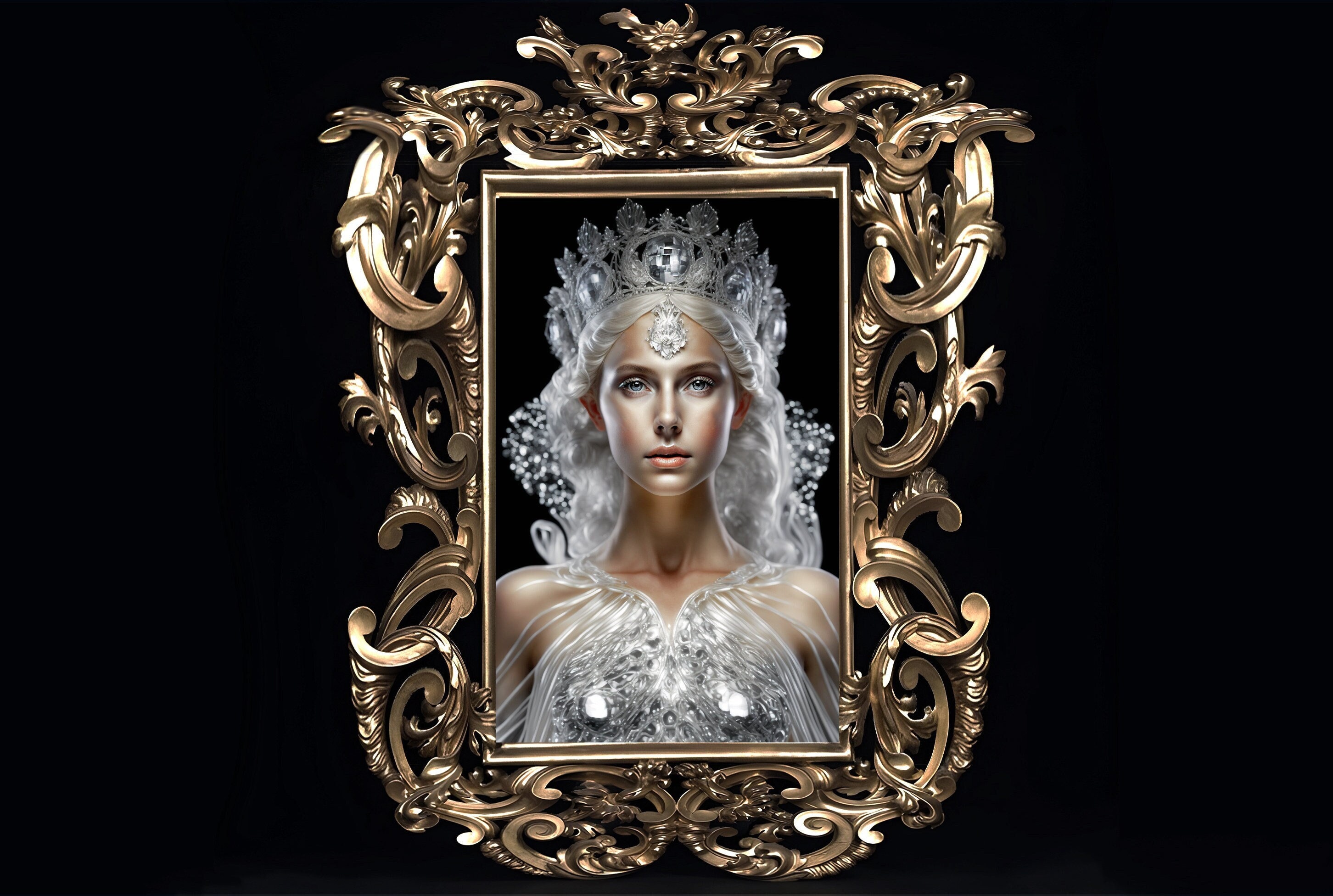 Perchta Germanic Goddess of Winter and Snow Art Print - Etsy UK