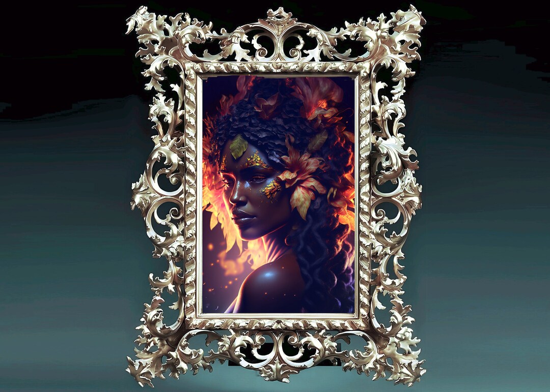 Pele, Hawaiian Goddess of Volcanoes and Fire, Hawaiian Mythology Poster ...