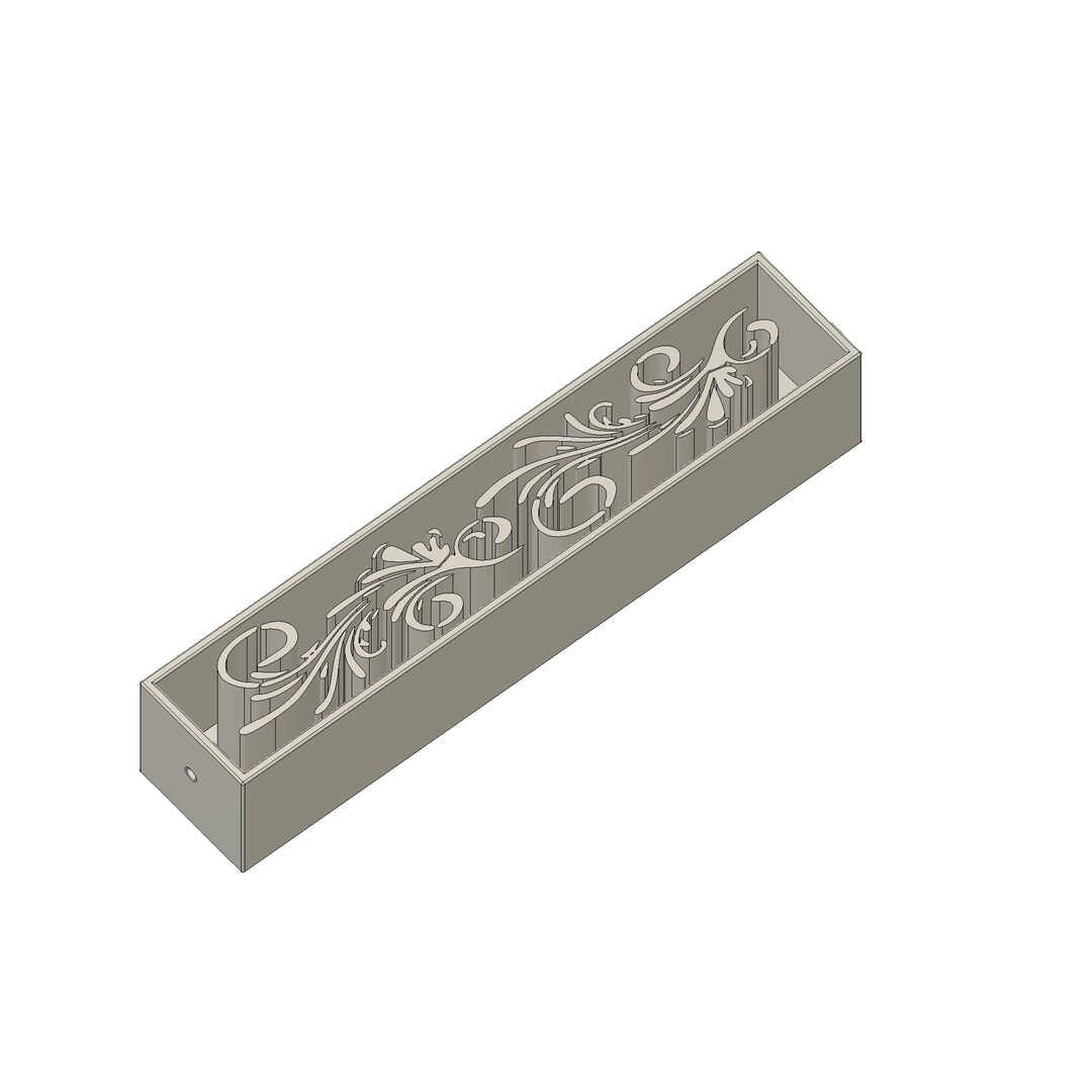 5 Inch Pen Blank, Elegant D4 Design, STL File for 3D Printer, Digital ...