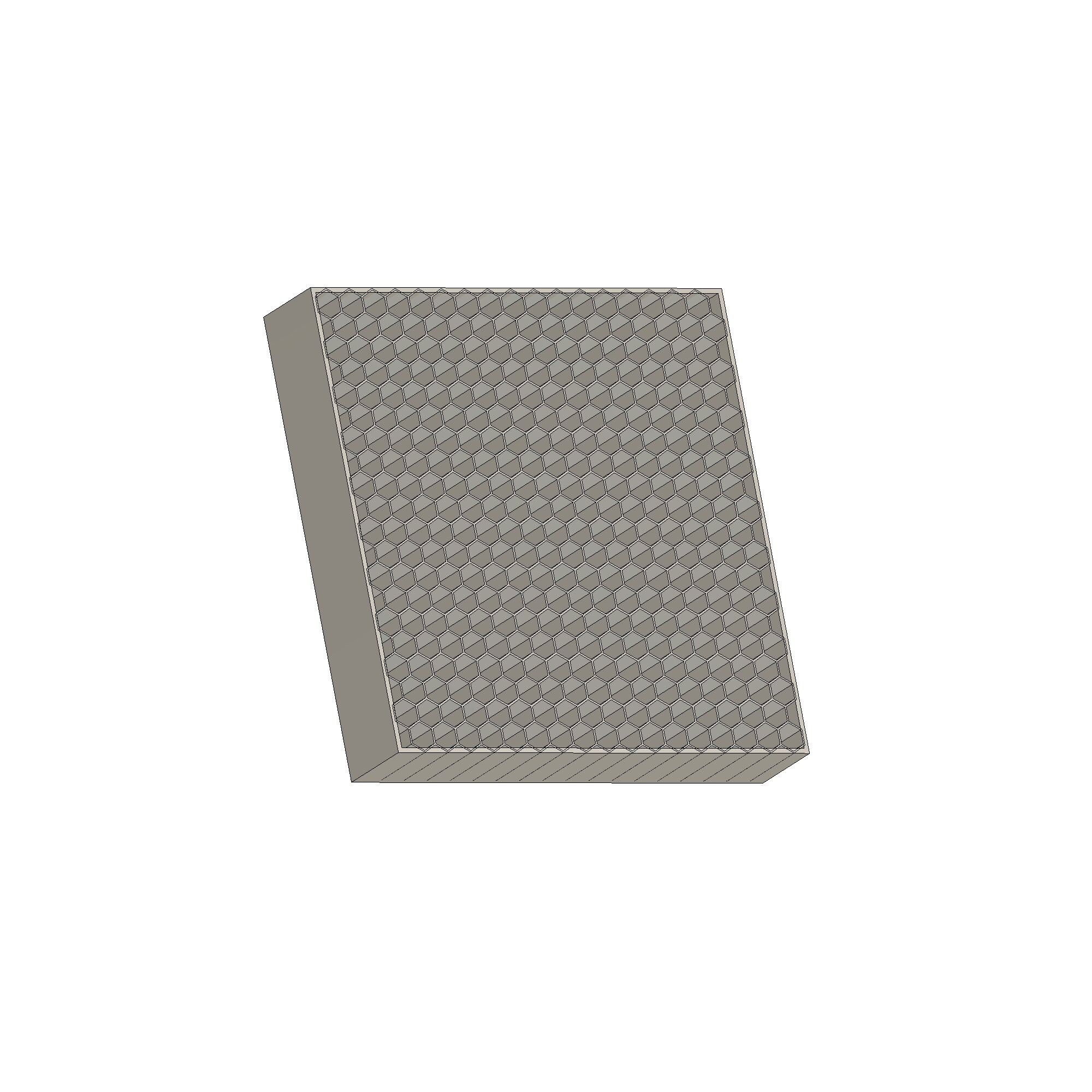 Knife Scale STL File for 3D Printer, Honeycomb Design 6x6x1, Digital ...
