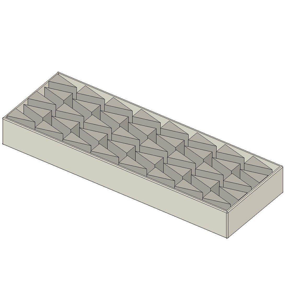 Knife Scale STL File for 3D Printer, Triangle Design, Digital & Instant ...