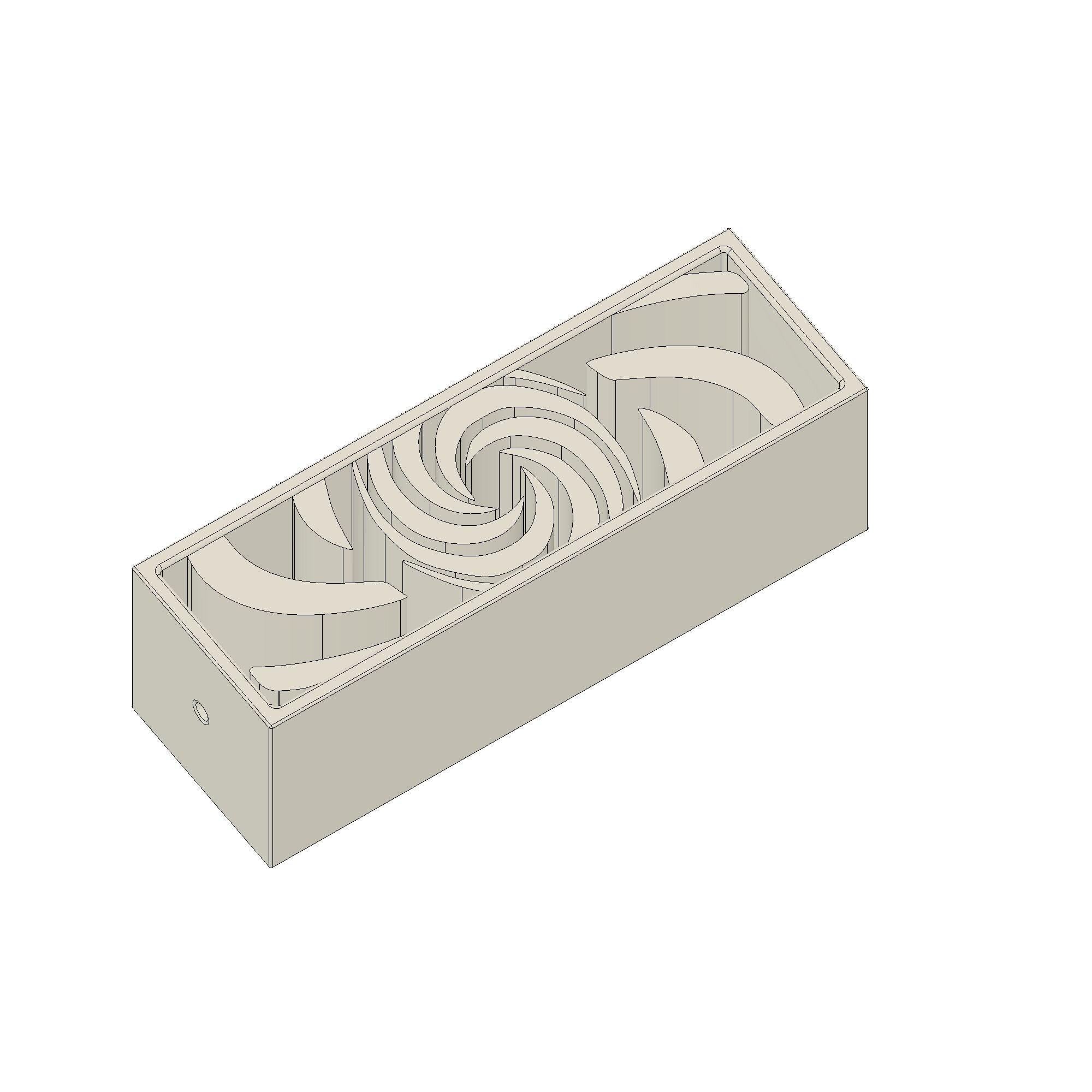 3 Inch Pen Blank, Whirlpool Design, STL File for 3D Printer, Digital ...