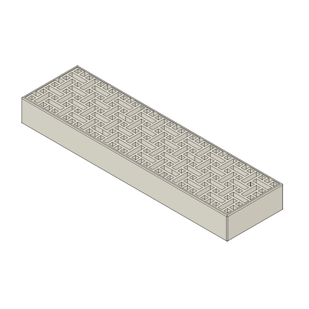 Knife Scale STL File for 3D Printer, Small Basket Weave Design, Digital ...