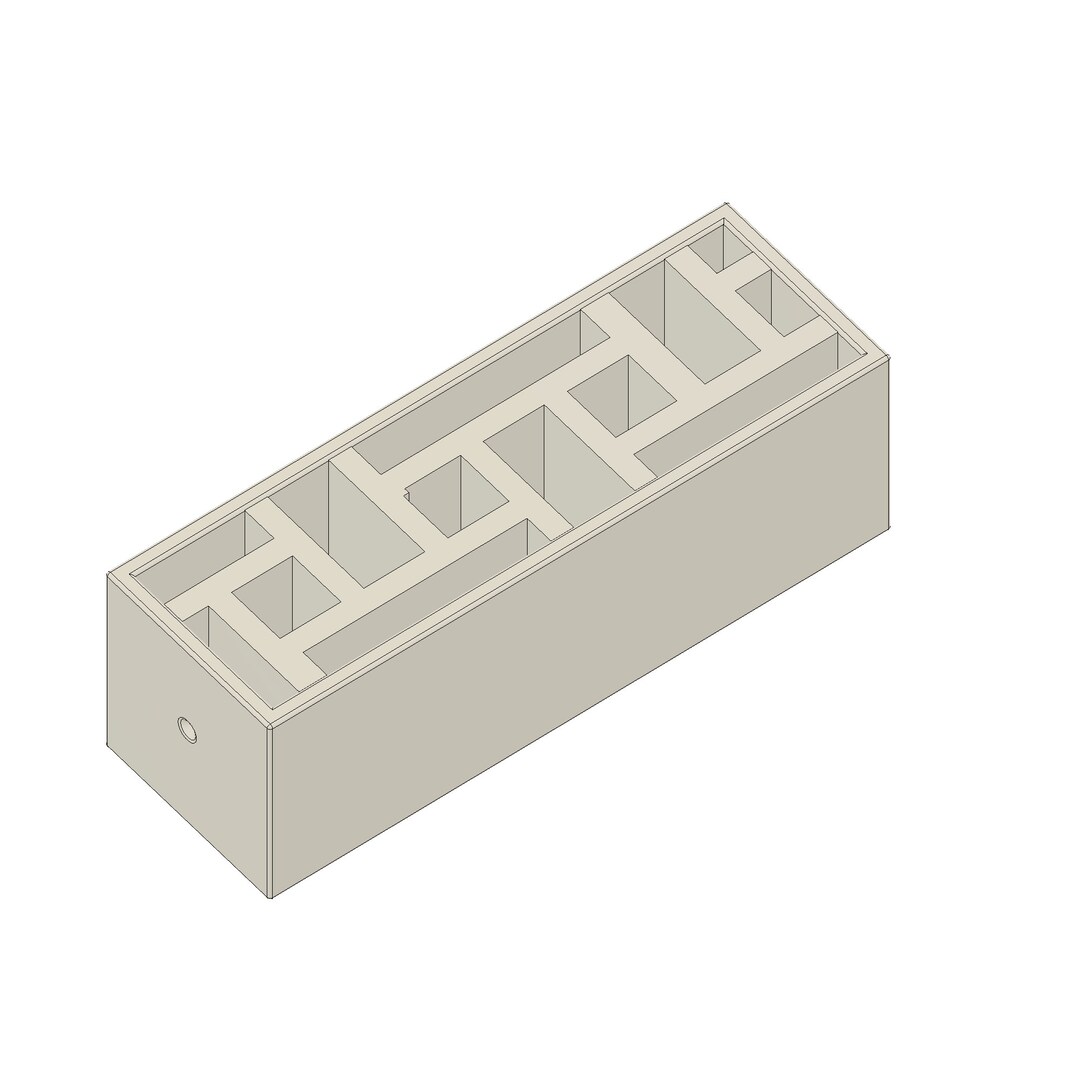3in Pen Blank, Square/rectangle Design, STL File for 3D Printer ...
