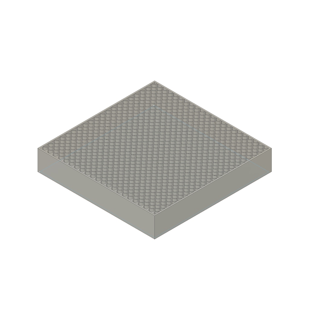 Knife Scale STL File for 3D Printer, Dragon Scales Design 6x6x1 ...