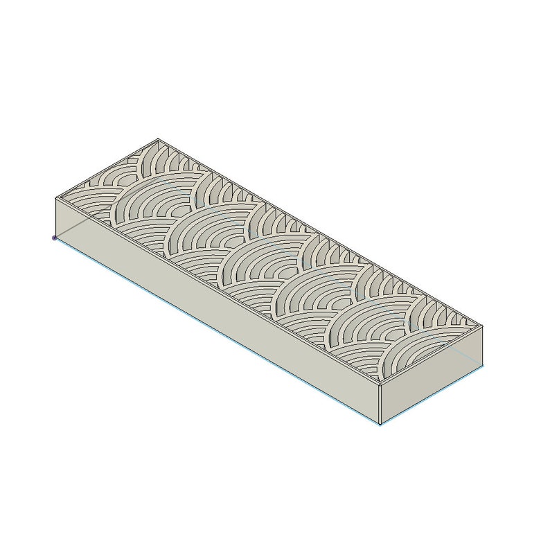 Knife Scale STL File for 3D Printer, Sunset Design, Digital & Instant ...