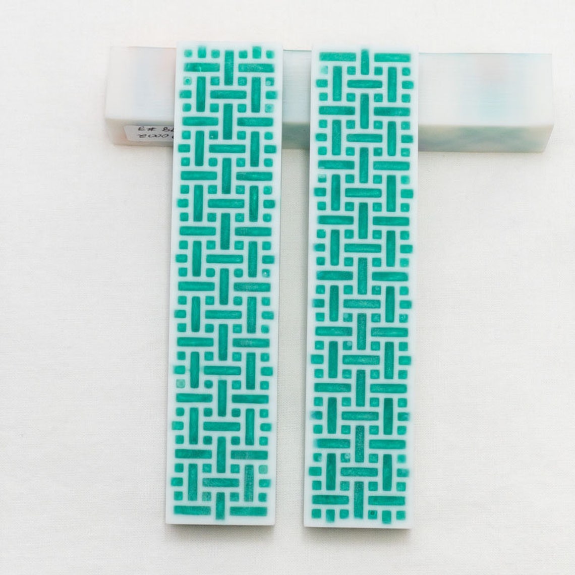 Knife Scale STL File for 3D Printer, Small Basket Weave Design, Digital ...