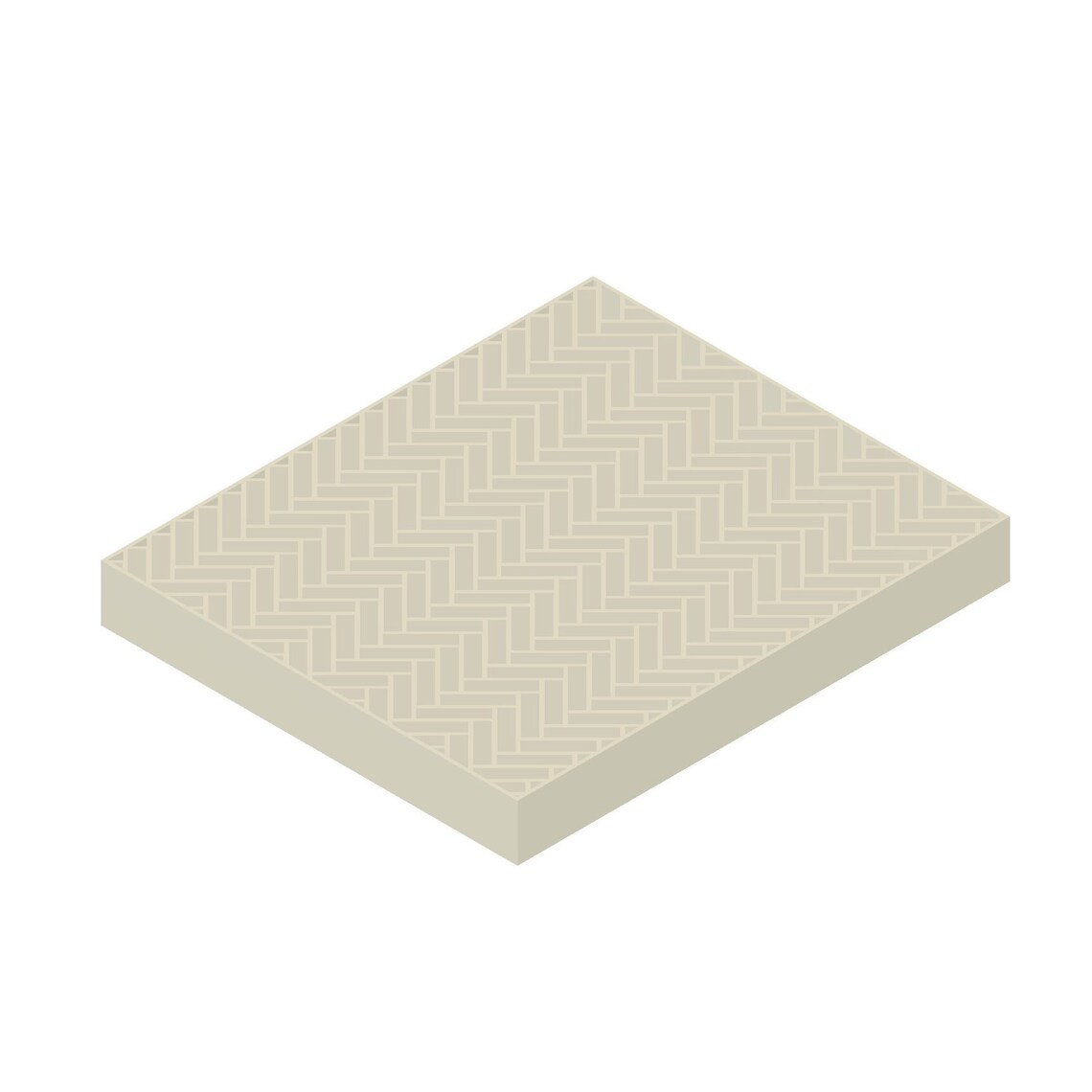 Knife Scale STL File for 3D Printer, Herringbone Design, Digital ...