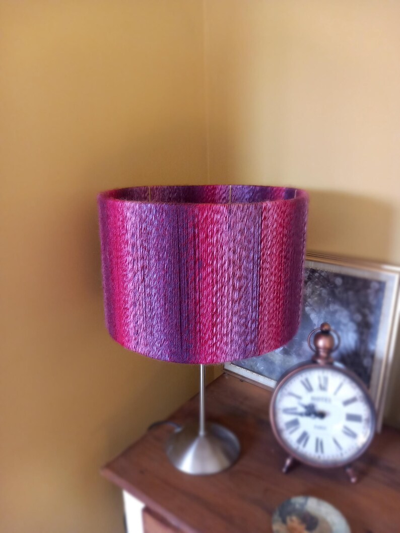 Handmade Wool Weaved Lampshade/ceiling Light Shade - Colour Summer ...