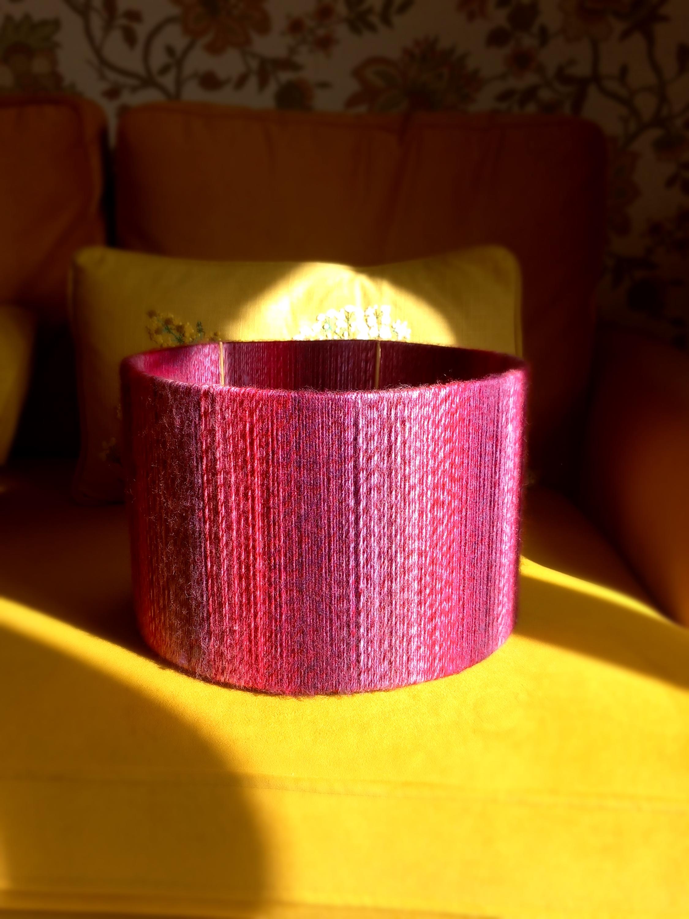 Handmade Wool Weaved Lampshade/ceiling Light Shade - Colour Summer ...
