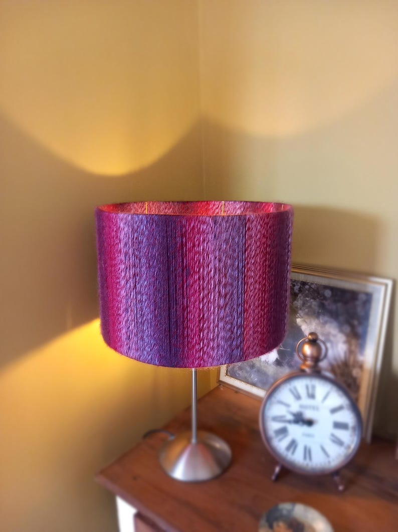 Handmade Wool Weaved Lampshade/ceiling Light Shade - Colour Summer ...