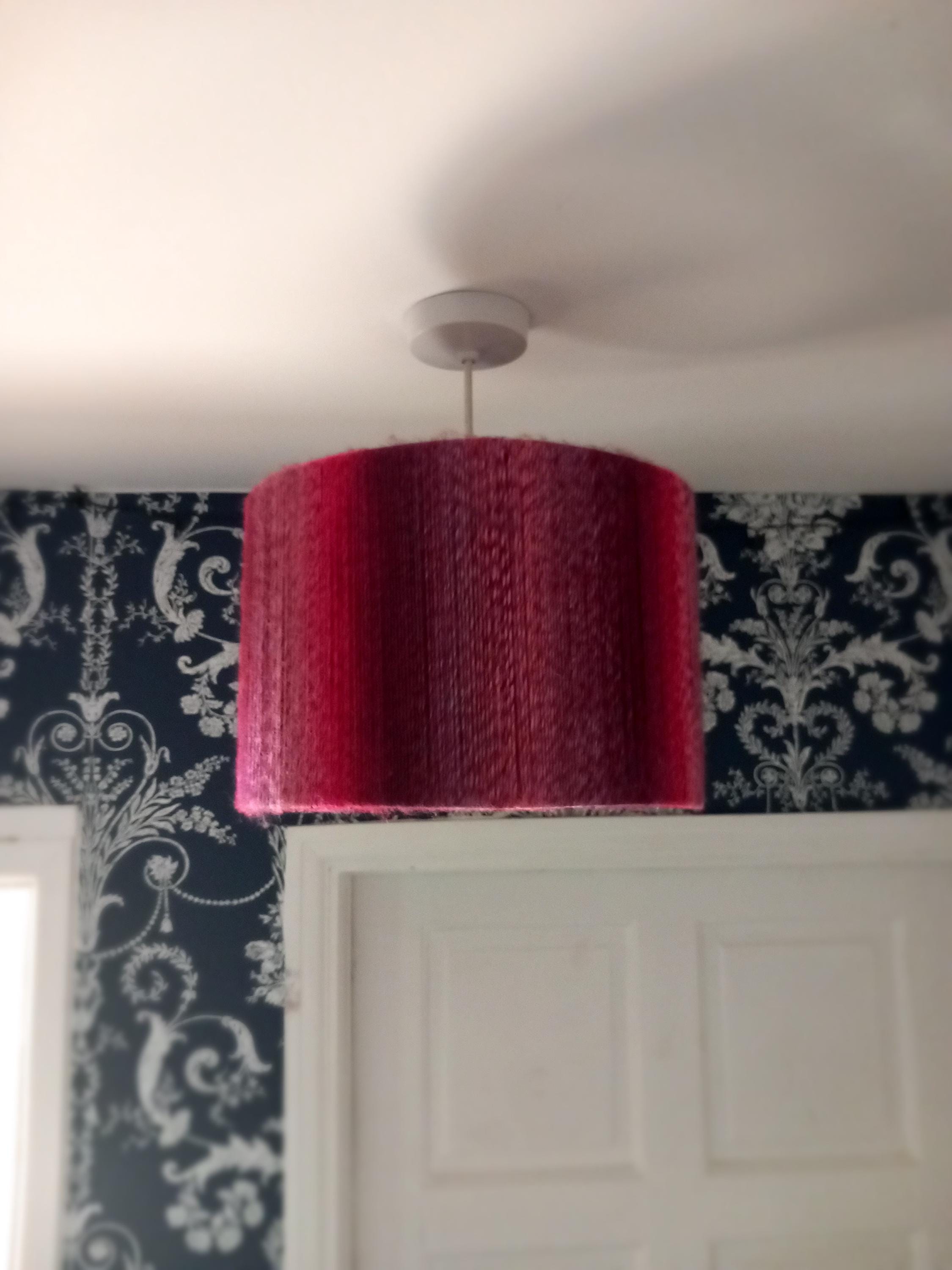 Handmade Wool Weaved Lampshade/ceiling Light Shade - Colour Summer ...