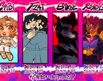 Chibi Art Commission (OPEN) Custom Cartoon Drawing Digital Art Anime ...