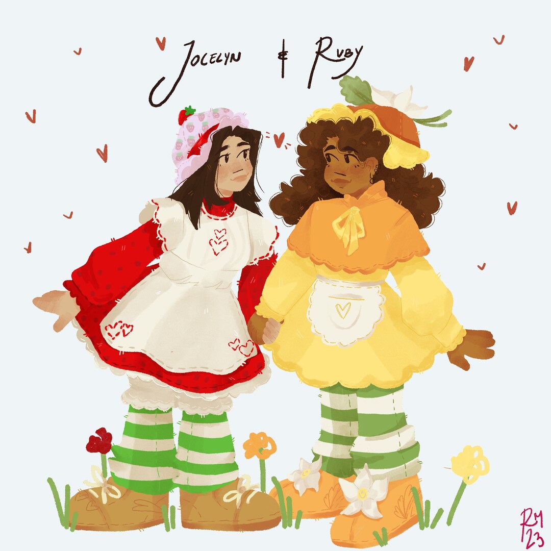 Custom Couple Art Commission - Etsy