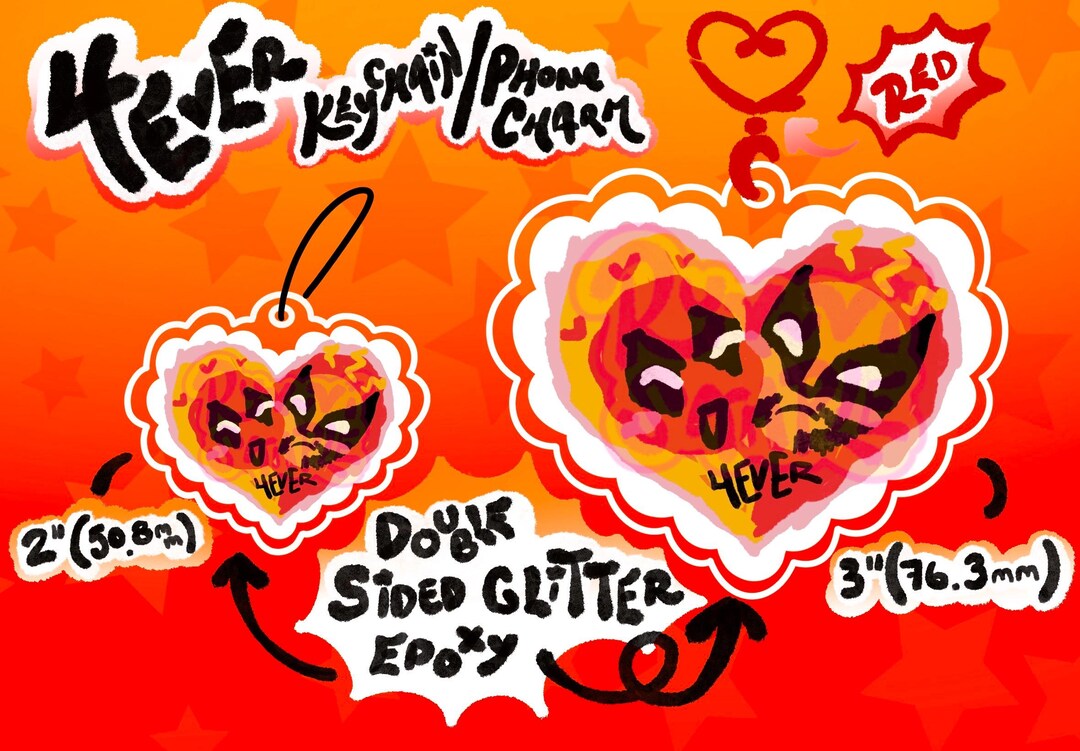 FOREVER PHONE/KEYCHAINCHARM - Etsy